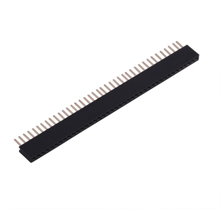 1x40 Pin 2.54mm Pitch Female Berg Strip Connector - Technical Hut