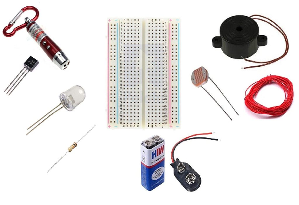 Laser Security Alarm Project DIY Electronic Component Kit for Students ...